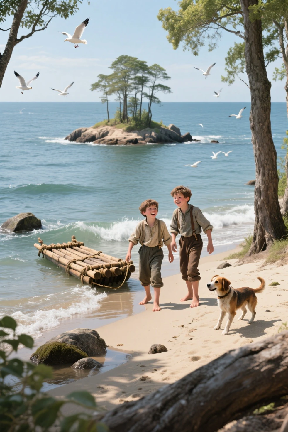 トムとハックの孤島の冒険