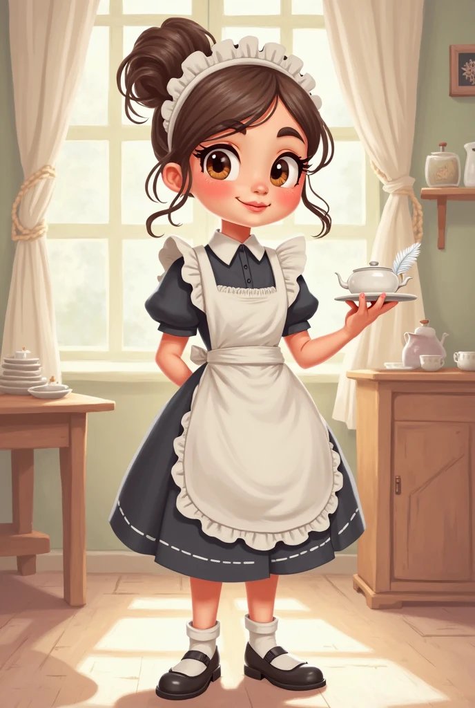 2d small game maid character - SeaArt AI