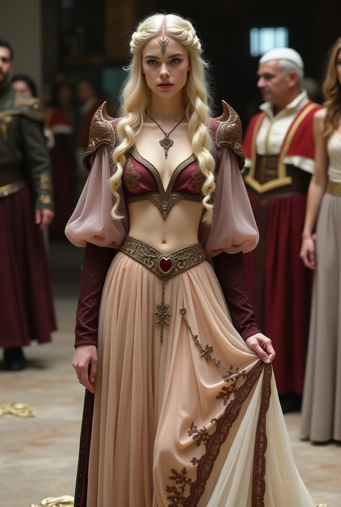 I want the same woman from the reference image, young, with a beauty like the go - SeaArt AI