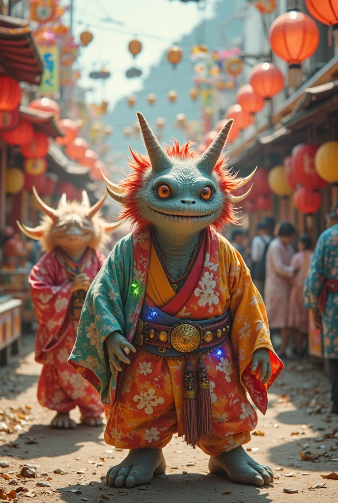 HDR 16K output ， Showing a variety of strange monsters ， They have ...