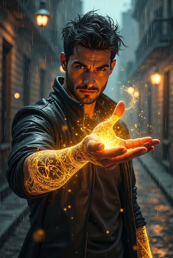 Masterpiece character portrait of a handsome and powerful modern ...