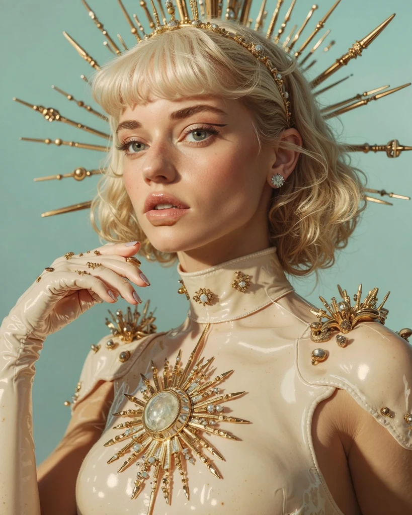 High quality, realistic photo, detailed portrait of a young woman ...