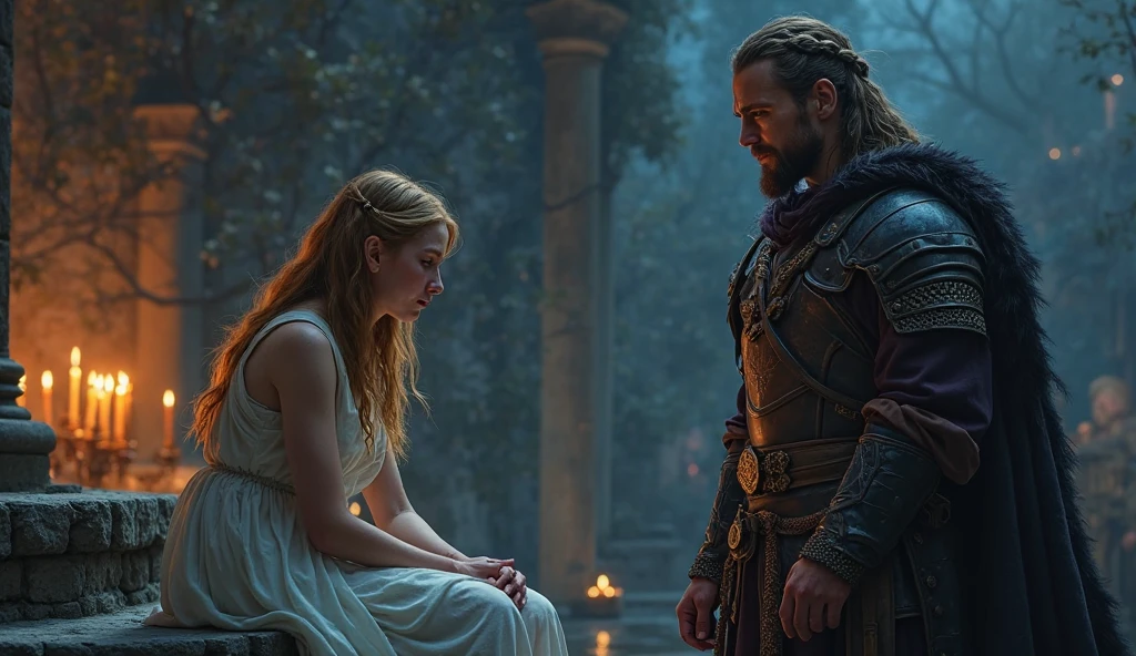 A Medieval Fantasy Cinematic Realism artwork, painterly cinematic style ...