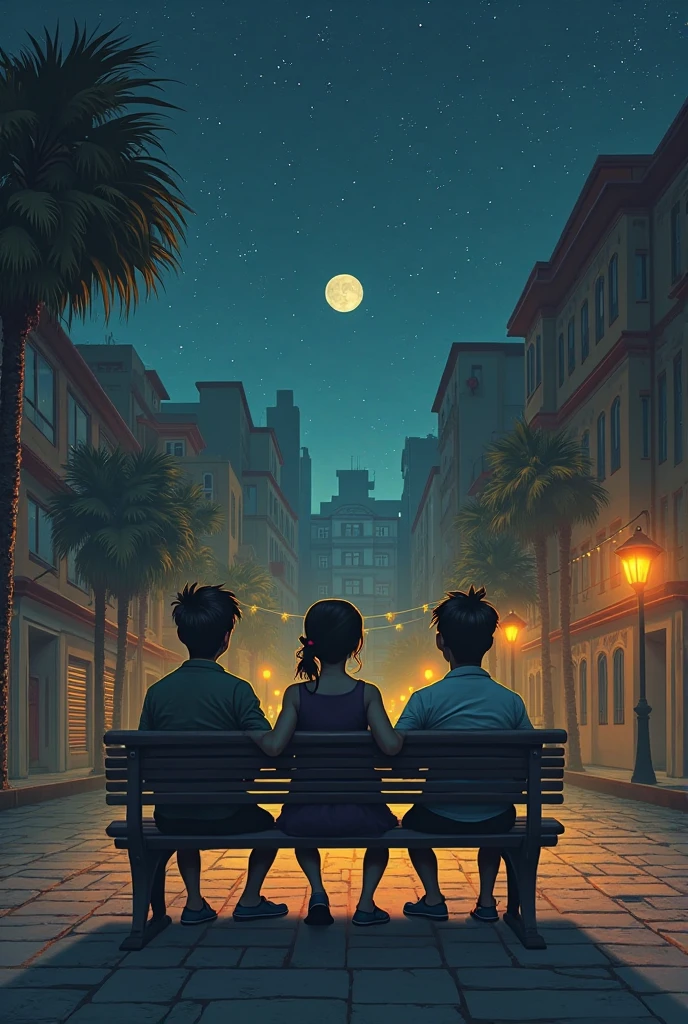 🎬 Roteiro de Humor: "O Clube do Bequinho" Scenario: A square at night ...
