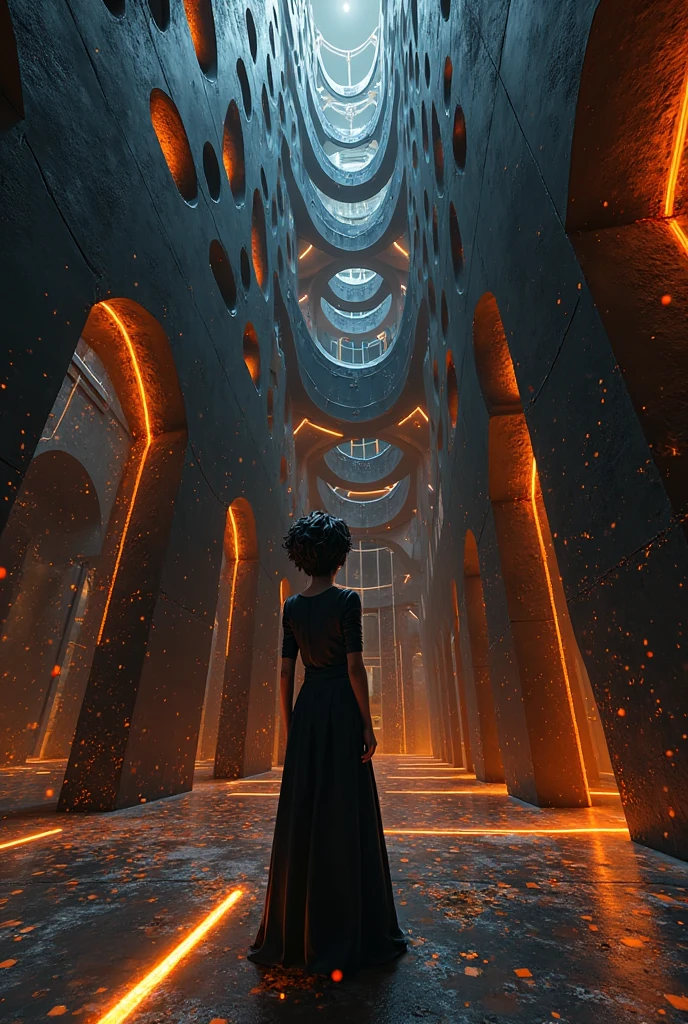 { "camera": { "angle": "Dutch angle (canted shot), creating a sense of ...