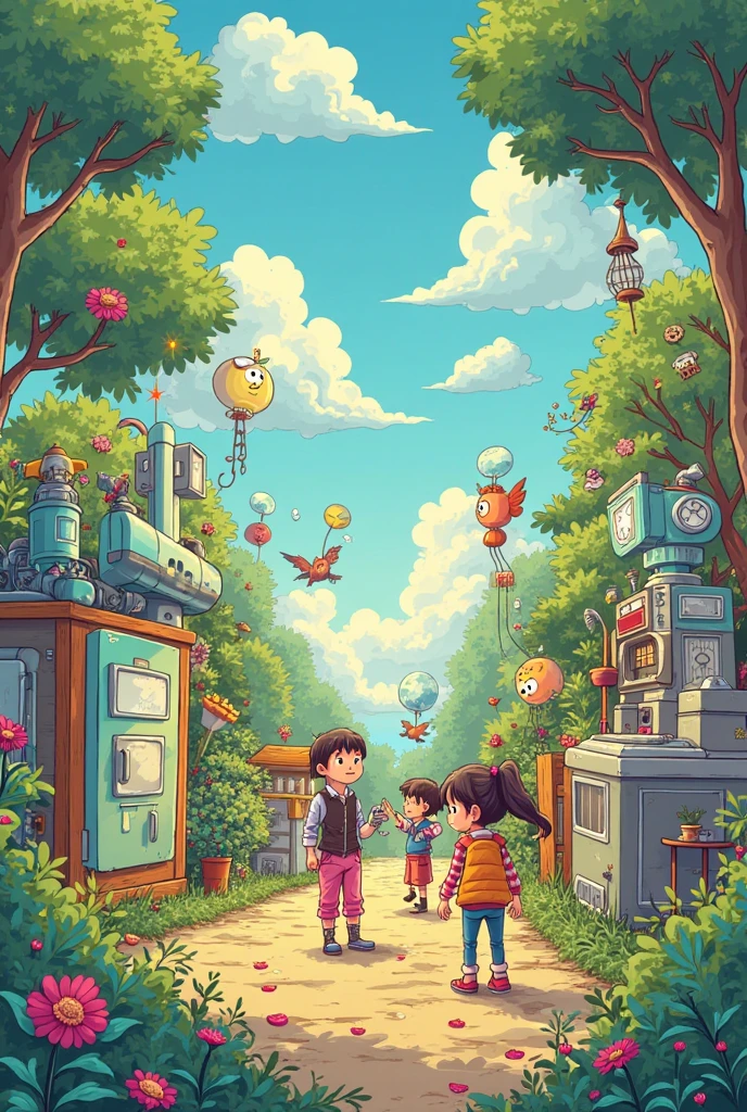 A comic about saving energy for children - SeaArt AI