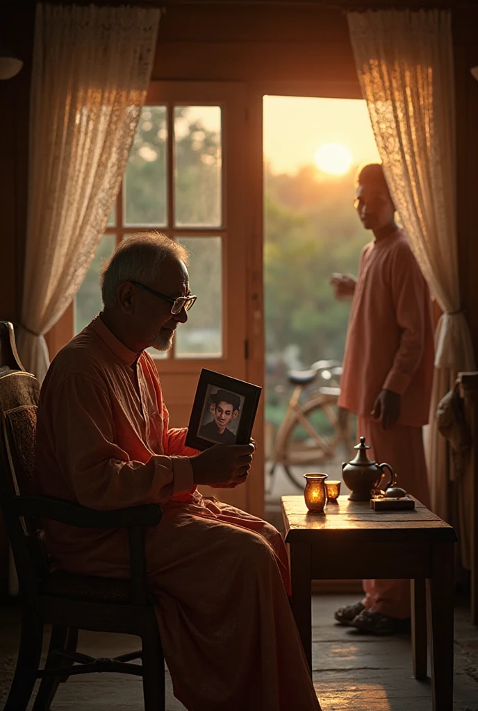 "A heartfelt Raya story featuring two characters: a father and his ...
