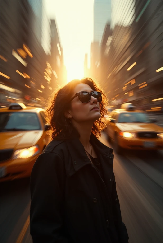 Hyper-realistic cinematic portrait featuring the person in the attached ...