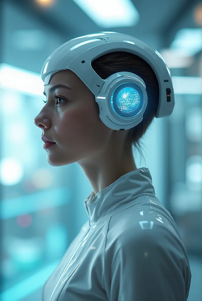 Headset with telepathy capability - SeaArt AI