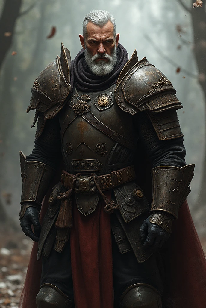 Middle aged man, tough, armored, fantasy character - SeaArt AI