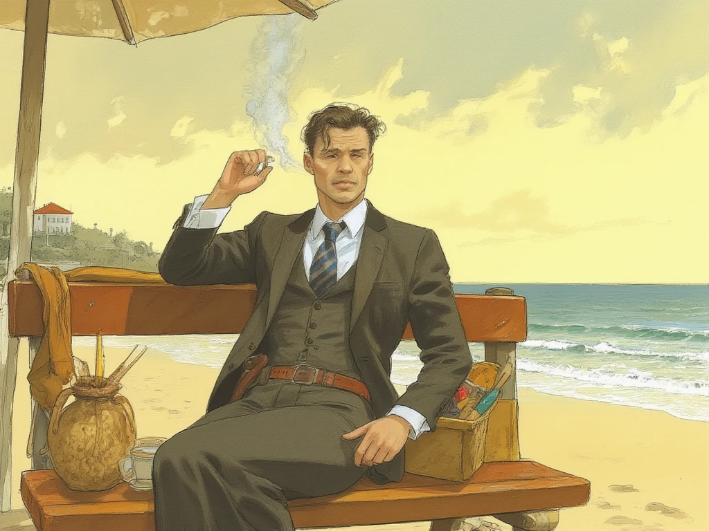 Extremely aesthetic, By Jean-Pierre Gibrat. Flat art illustration ...