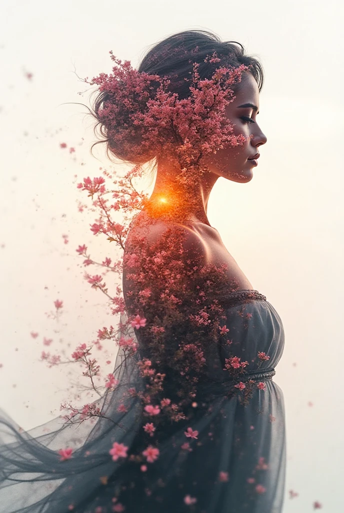 High quality, 8K Ultra HD, A beautiful double exposure that combines an ...