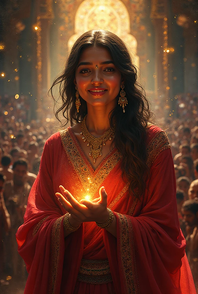 "A portrait in the style of Boris Vallejo of Meera Kala-Kriti - SeaArt AI