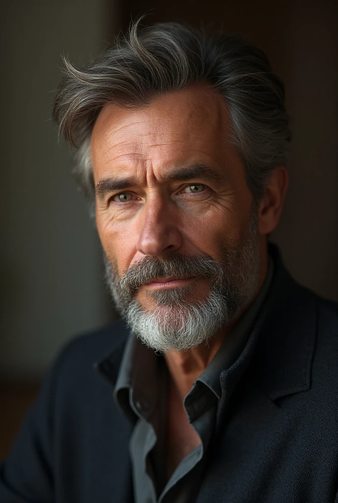 Must be a man of about 46, years light beard - SeaArt AI