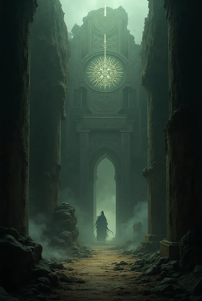 Make a domain expansion named "immortal ruins of sacrifice" - SeaArt AI