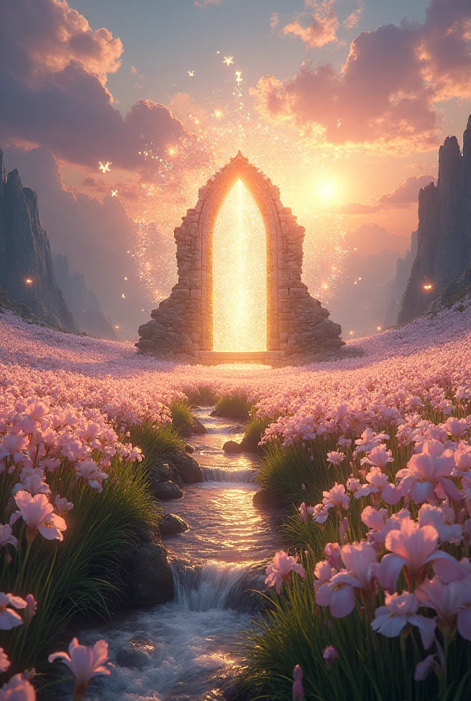 Epic ultra-detailed 8K cinematic fantasy masterpiece of a boundless ...