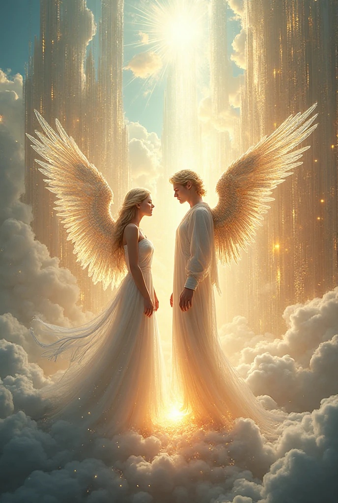 #wants a picture of meritorious creation #With a human angel - SeaArt AI