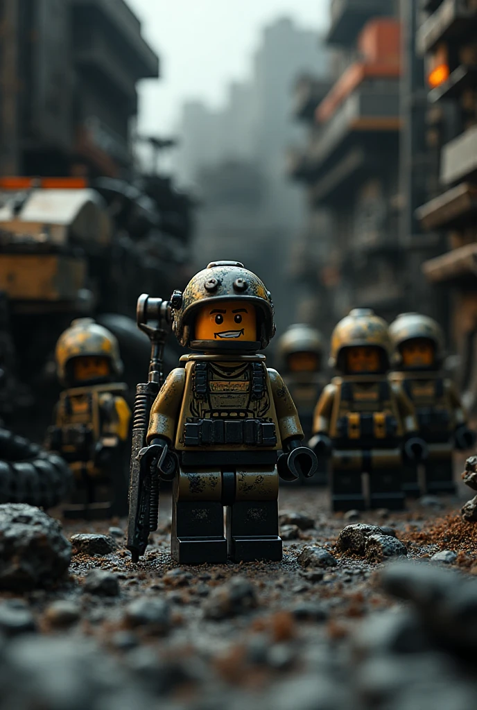 Lego militar - SeaArt AI