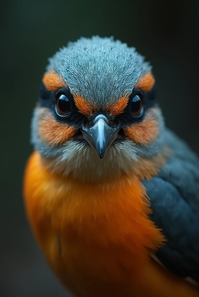 A captivating close-up of a small bird helps to fix the eyes on the ...