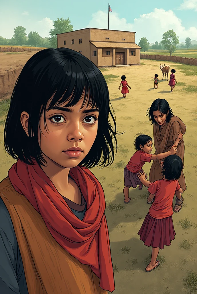Create a comic style image from the following: Background: Indus Valley ...