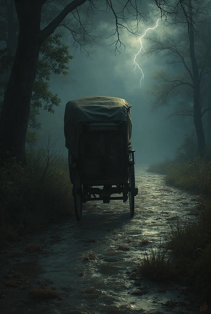 It was ten o'clock at night. The sky was covered with clouds and ...