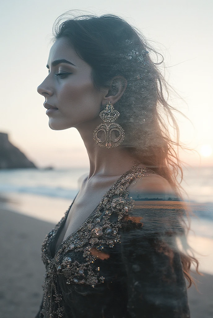 High quality, 8K ultra HD, Una hermosa double exposure que combina una ...