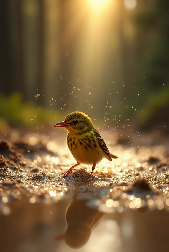 Goldcrest Mud Splash Fun “Ultra high resolution 8K cinematic zoom ...