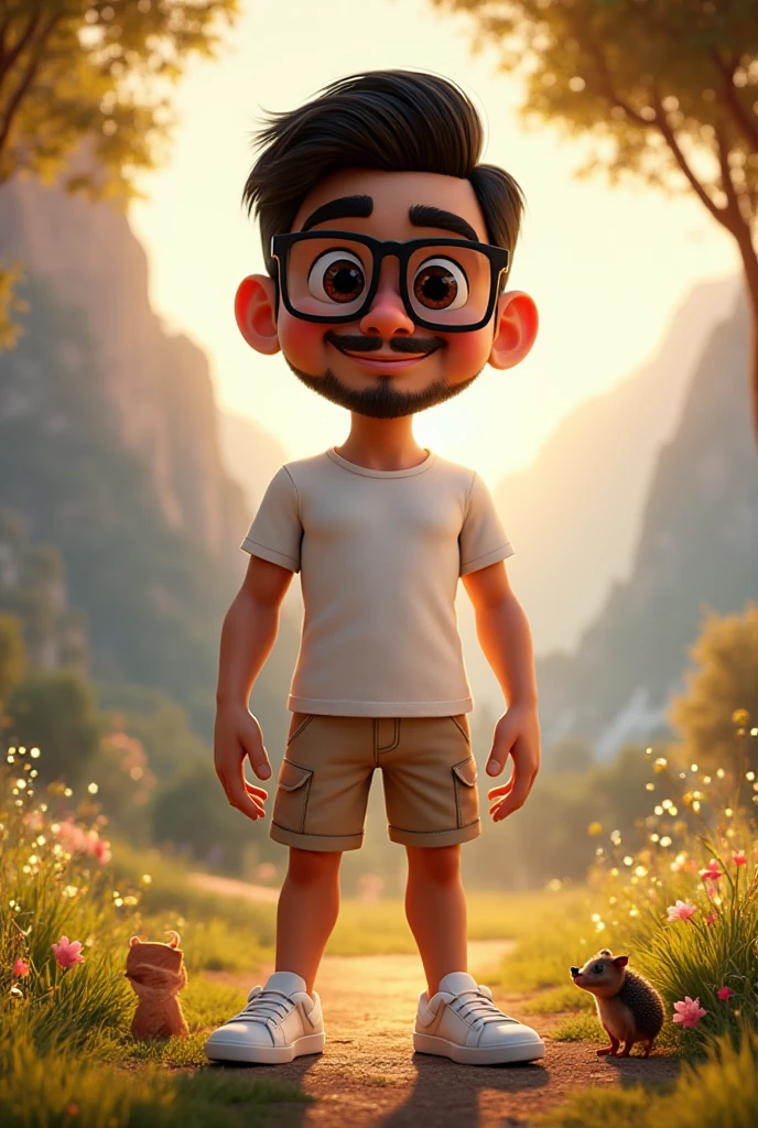 Disney Pixar style character poster, 3D render, cinematic lighting ...