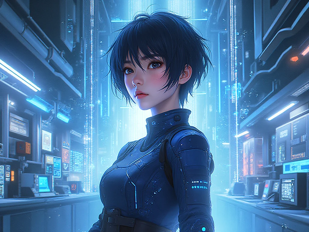 AI / Machine Learning Engineer anime version - SeaArt AI