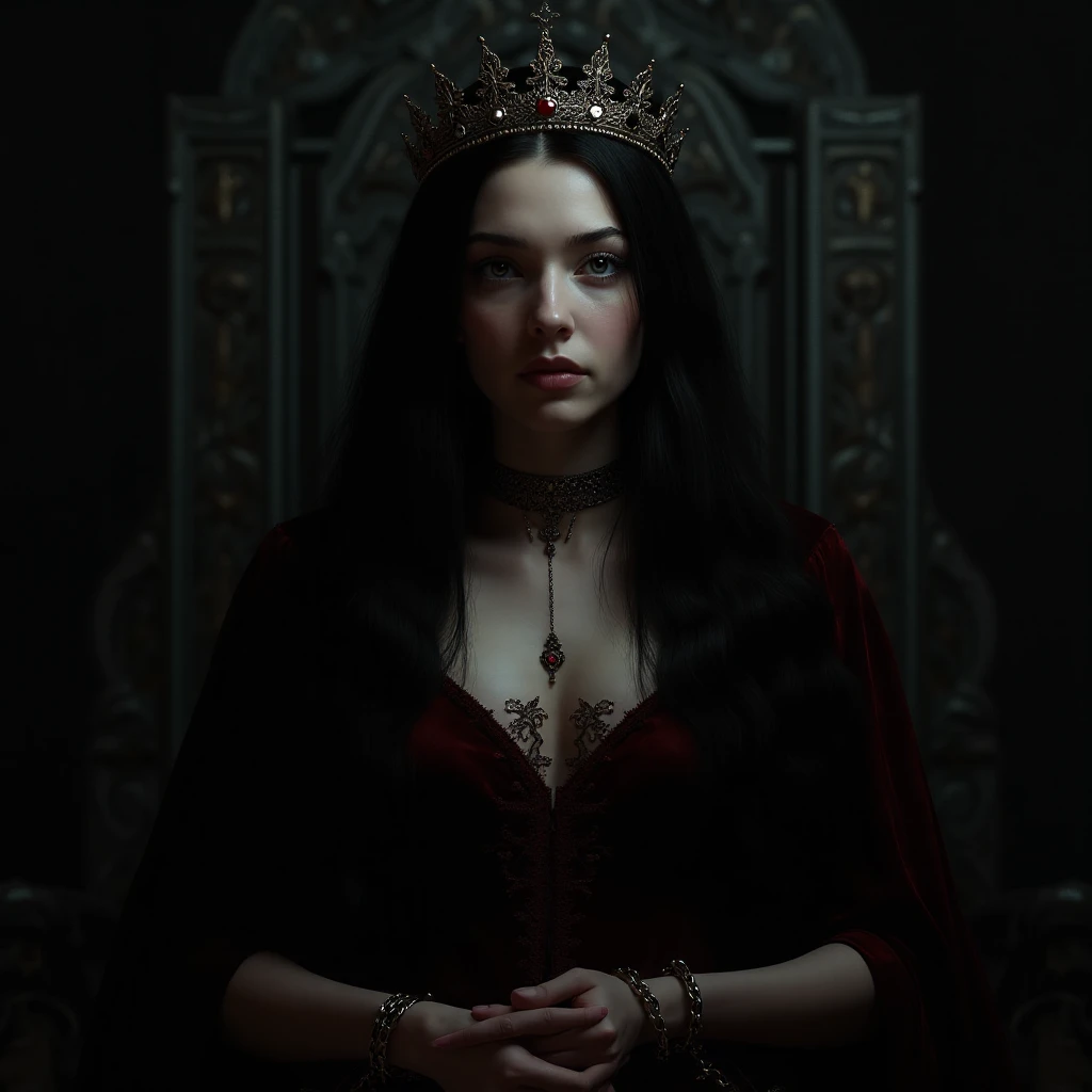 Traitor princess, detailed portrait, beautiful young woman, pale skin ...
