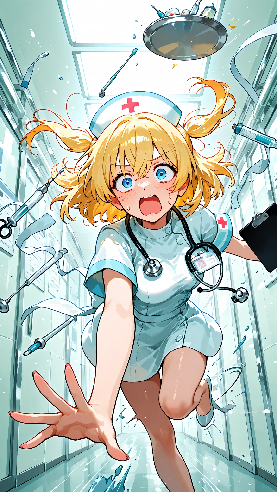 おっちょこちょいナースのデビュー