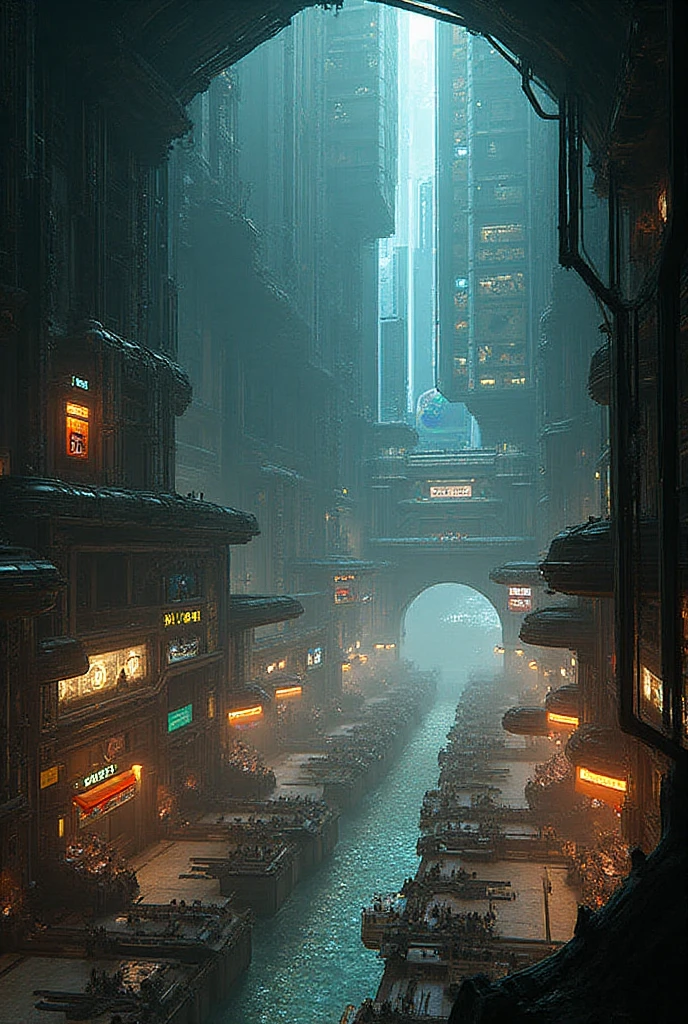 The Underground City "Ark-42" is a huge, complex built in the old days ...