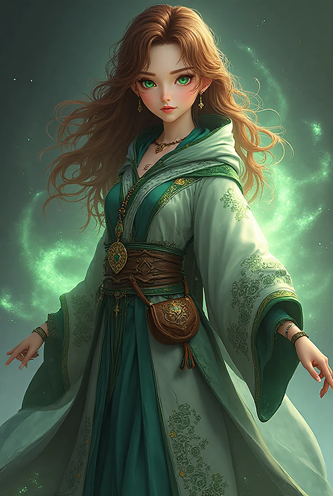 A 3D-rendered anime-style female healer character, inspired by donghua ...