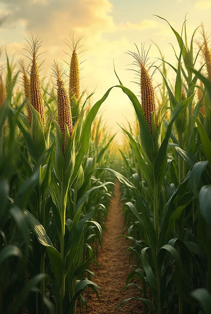 I asked to generate the corn growth phase from its VT to R4 - SeaArt AI