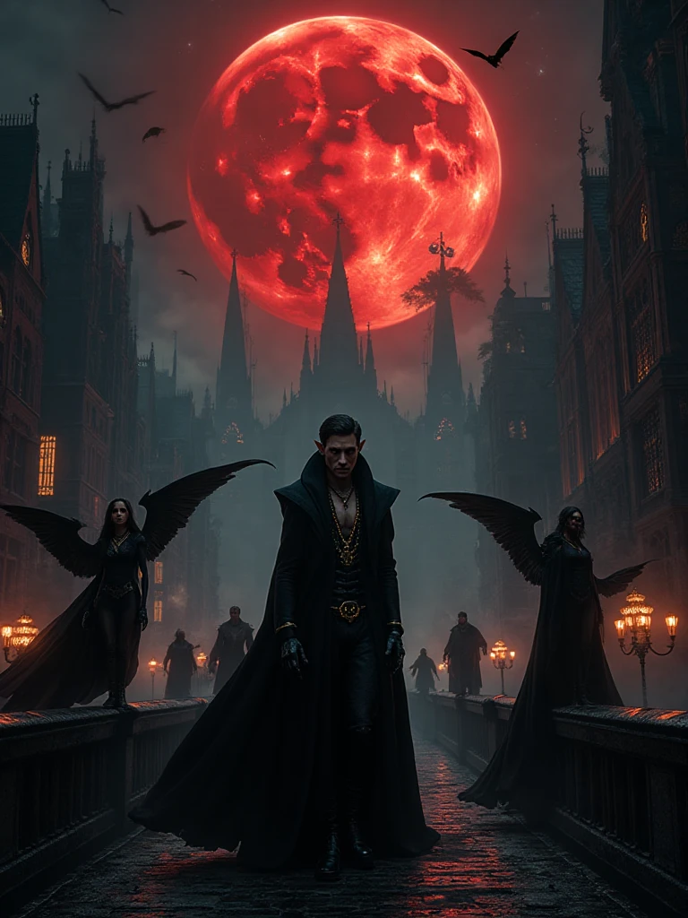 "Under a colossal blood moon, the ShadowClan emerges from the depths of ...