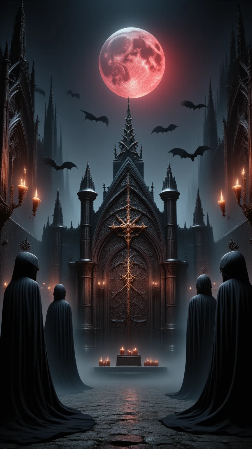 Gothicstylenext,gothicstylenext,horror,dark fantasy scene, ancient ...