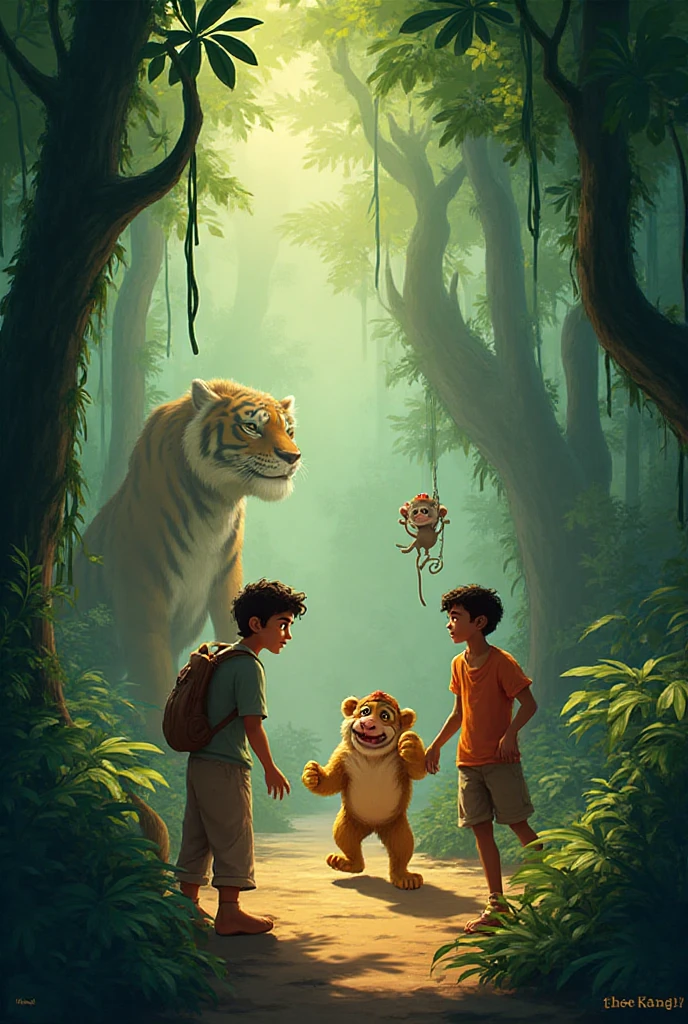 *Title:* The Jungle Adventure *Characters:* - *Raja:* A brave young ...