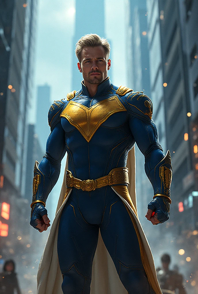 Booster gold character from DC played by Jaime lannister from game of ...