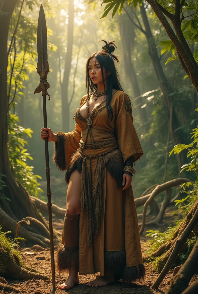 Ancient prehistoric age era, ((Realistic cinematography ultra wide ...