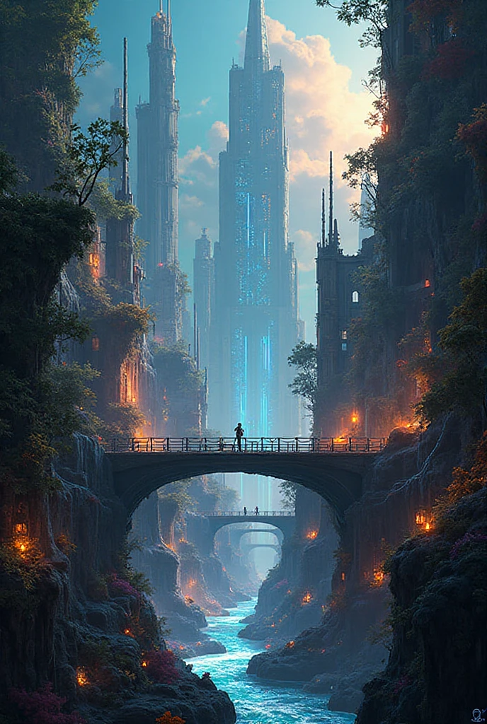 🌌 VISUAL DESCRIPTION OF DISTRICT N9 General concept: District N9 is a ...