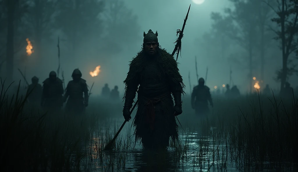 A fearless Vietnamese guerrilla leader in the 6th century, emerging ...