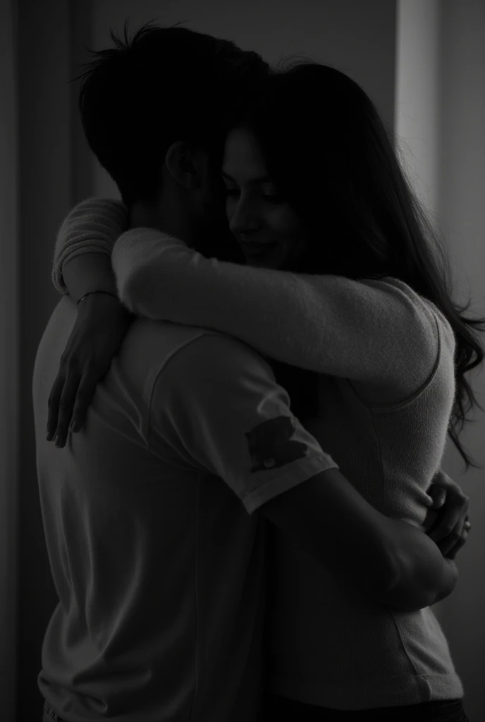 Put a girlfriend there who hugs me and doesn't show her face and keeps ...