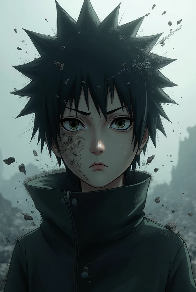 Make a sad broken avatar with a naruto anime character - SeaArt AI