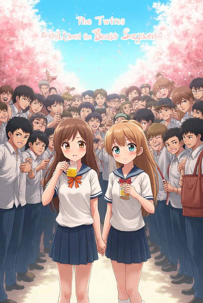 Anime/manga light novel style, bright pastel tones with a playful mood ...