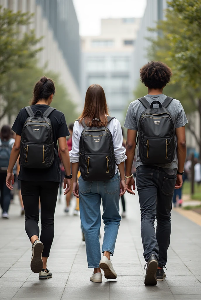 A diverse group of 3 to 5 university students, between 18 and 24 years ...