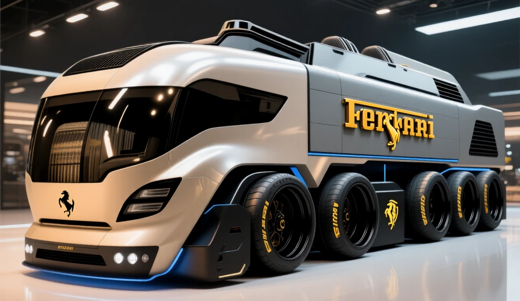 Ultra-detailed futuristic luxury motorhome, concept design inspired by ...