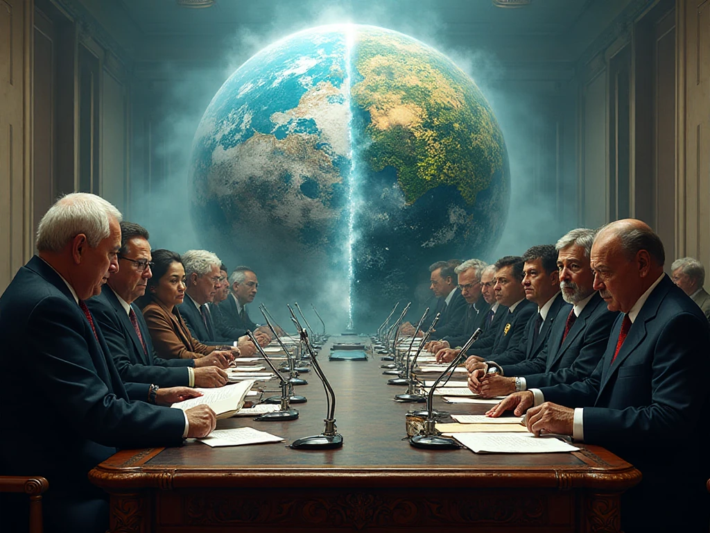 Picture idea: A group of world leaders sitting around a conference ...