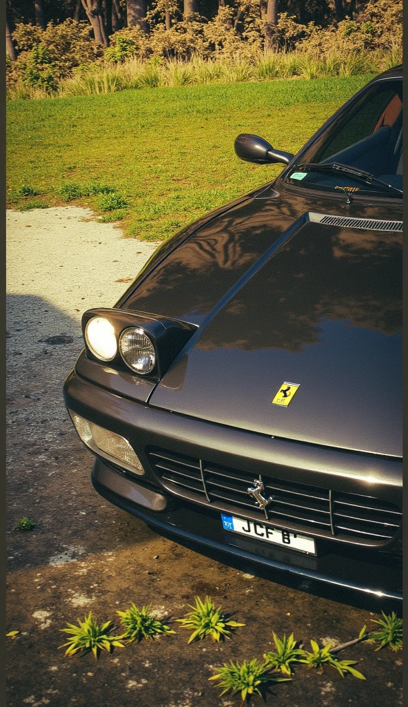 Help me animate this image, making the headlights open and close as the ...