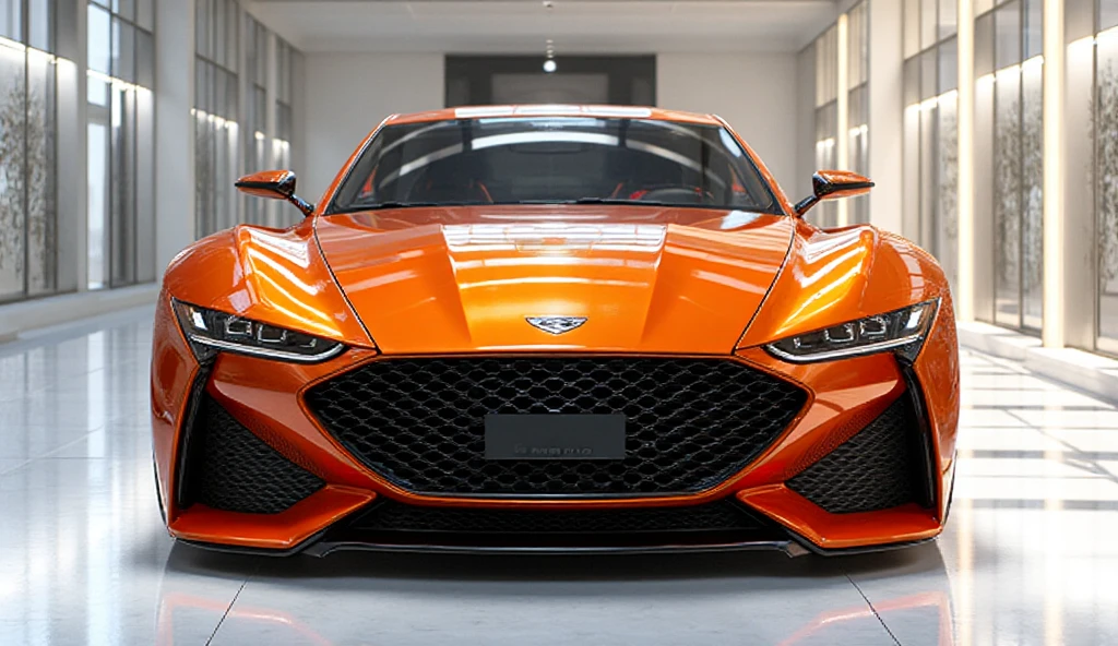 This Model. Design front full car front , view of a ultra luxurious ...