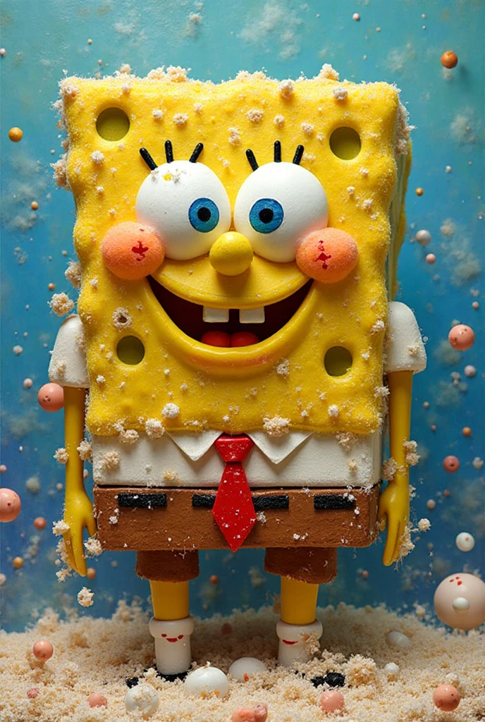 sponge bob in the sponge sponge movie, painting by Robert Richenburg ...